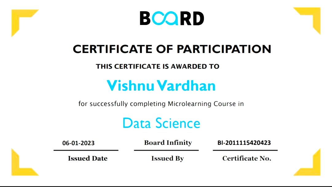 Naredla Sri Sai Vishnu Vardhan on LinkedIn: #cse #ece #datascience # ... Naredla Sri Sai Vishnu Vardhan on LinkedIn: #cse #ece #datascience # ...