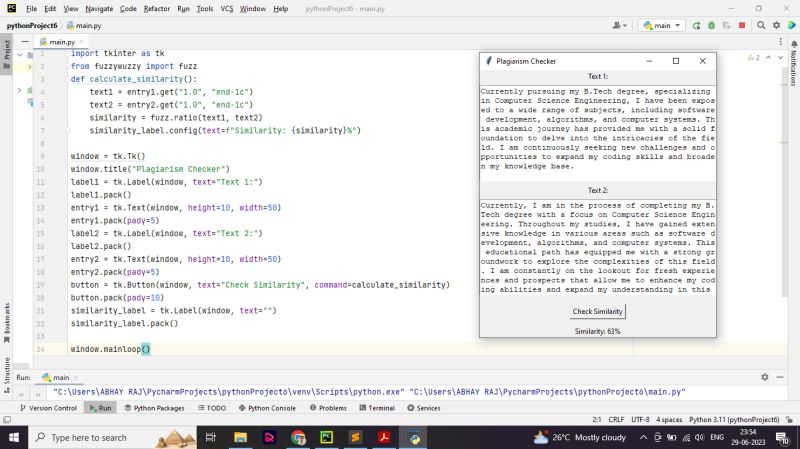 Abhay Raj on LinkedIn: #plagiarismchecker #python #pythondevelopment # ... Abhay Raj on LinkedIn: #plagiarismchecker #python #pythondevelopment # ...