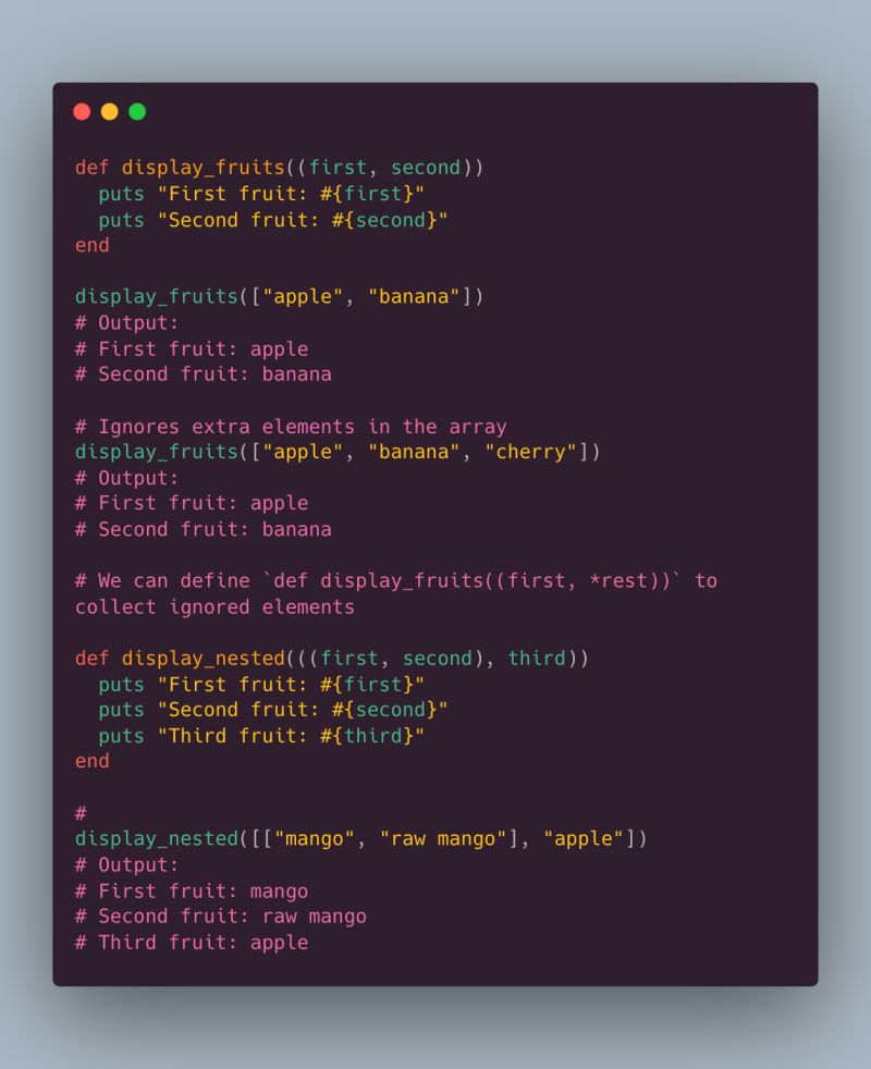 Rohit Joshi on LinkedIn: #ruby #rubyonrails #rails #programming #rubyarray Rohit Joshi on LinkedIn: #ruby #rubyonrails #rails #programming #rubyarray