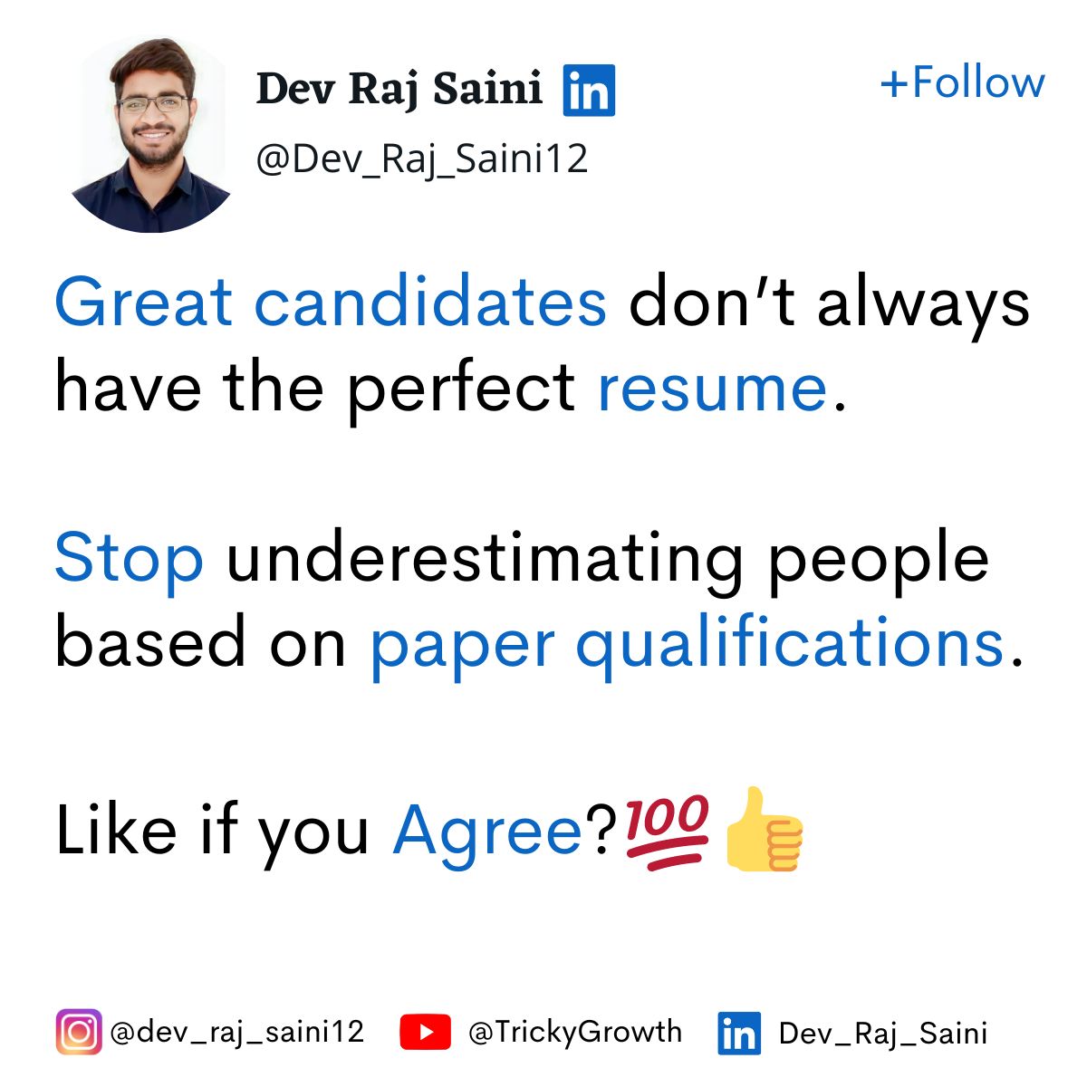 Dev Raj Saini on LinkedIn: #qualifications #experiences #resumes # ... Dev Raj Saini on LinkedIn: #qualifications #experiences #resumes # ...