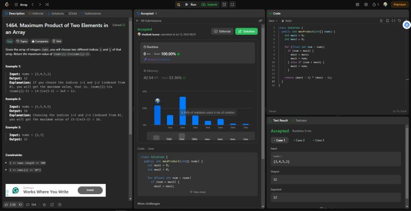 shubhek kumar on LinkedIn: #leetcode #100daychallenge #coding # ... shubhek kumar on LinkedIn: #leetcode #100daychallenge #coding # ...