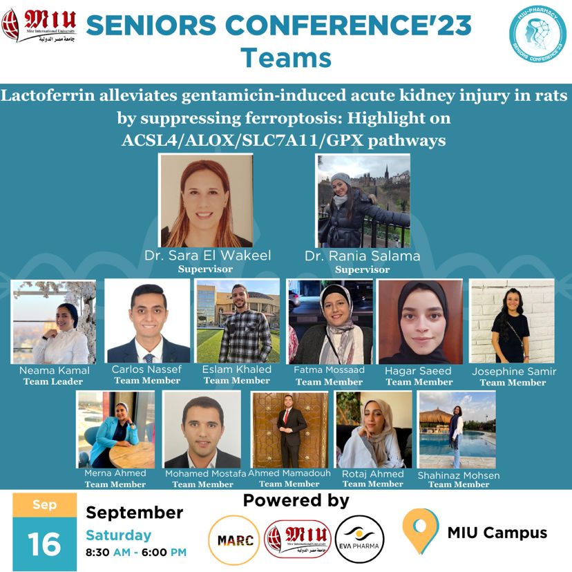 Pharmacy Seniors Conference 2023-Misr International University on ... Pharmacy Seniors Conference 2023-Misr International University on ...