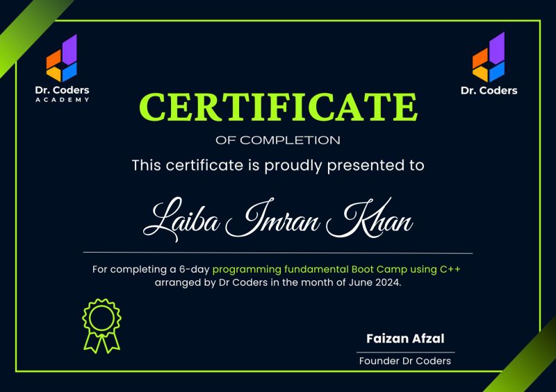 Laiba Imran Khan on LinkedIn: #programming #c #coding #drcoders # ... Laiba Imran Khan on LinkedIn: #programming #c #coding #drcoders # ...