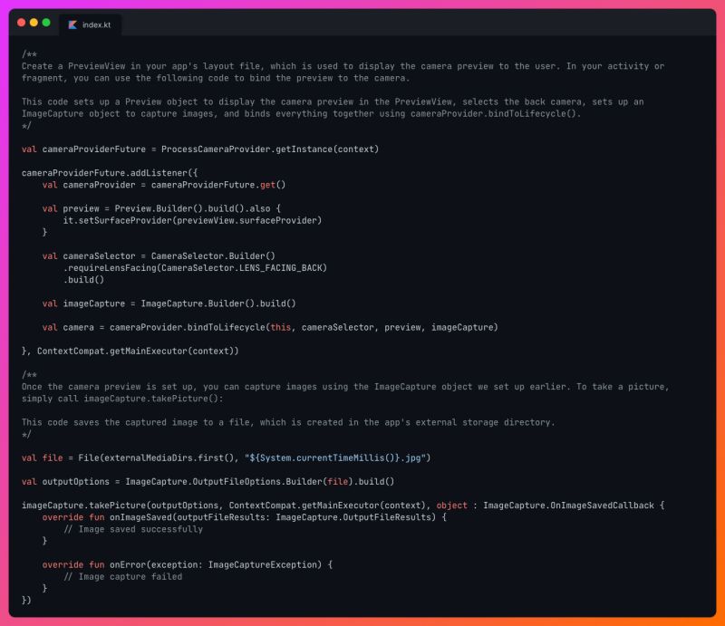 Rajesh Hadiya on LinkedIn: #android #androiddeveloper #kotlin #camera # ... Rajesh Hadiya on LinkedIn: #android #androiddeveloper #kotlin #camera # ...