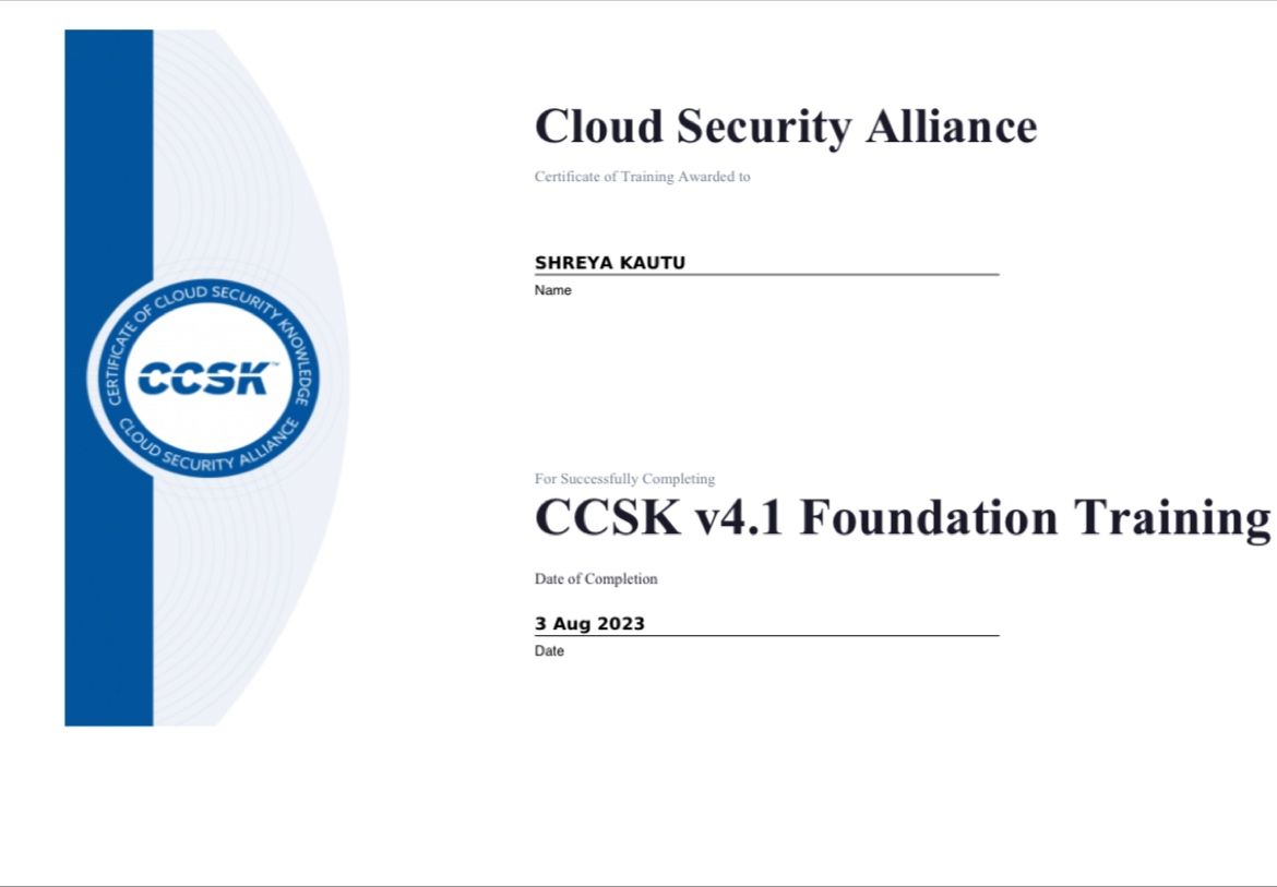 shreya kautu on LinkedIn: #cloudcertified shreya kautu on LinkedIn: #cloudcertified