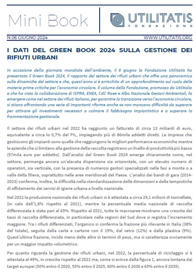 Utilitatis su LinkedIn: #rifiuti #utilitatis #utilitalia #greenbook2024 ... Utilitatis su LinkedIn: #rifiuti #utilitatis #utilitalia #greenbook2024 ...