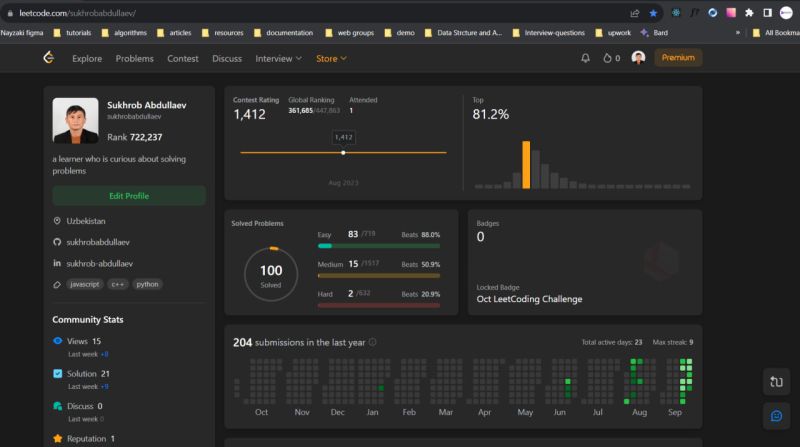 Sukhrob Abdullaev on LinkedIn: #leetcode #algorithms #dsa #frontend # ... Sukhrob Abdullaev on LinkedIn: #leetcode #algorithms #dsa #frontend # ...