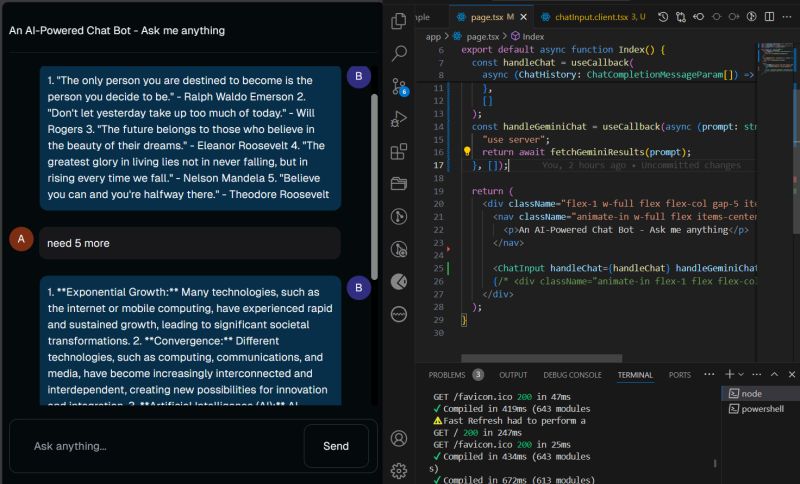 Syed Hamza Habib on LinkedIn: #geminiai #nextjs #ai #gpt #gemini # ... Syed Hamza Habib on LinkedIn: #geminiai #nextjs #ai #gpt #gemini # ...