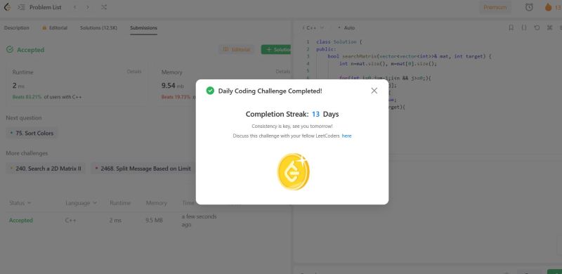 SAGNIK SAHA on LinkedIn: 🎯 Daily Coding Challenge of LeetCode 💎DAY 13 ... SAGNIK SAHA on LinkedIn: 🎯 Daily Coding Challenge of LeetCode 💎DAY 13 ...