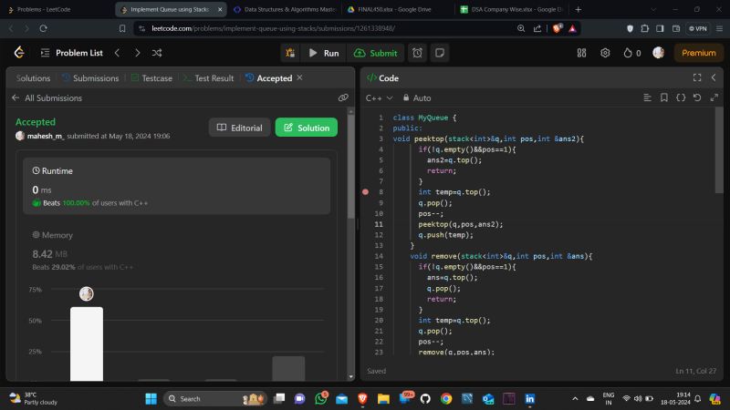 Mahesh Mahto on LinkedIn: #leetcode #problemsolving Mahesh Mahto on LinkedIn: #leetcode #problemsolving