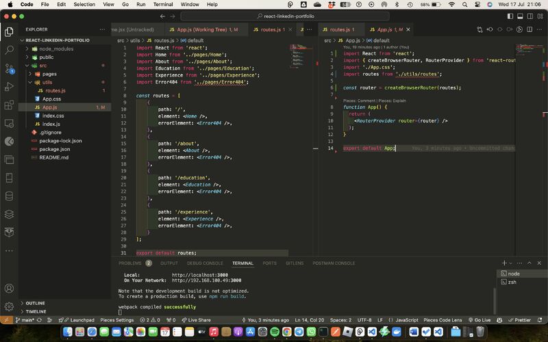 Edward Odhiambo on LinkedIn: #100daysofcode #react #reactrouter # ... Edward Odhiambo on LinkedIn: #100daysofcode #react #reactrouter # ...