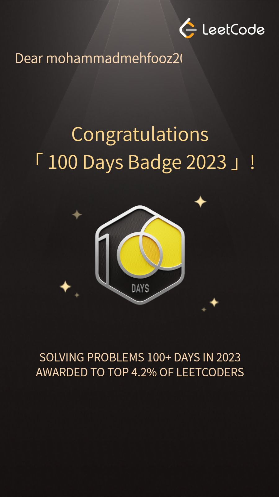 Mohammad Munaf on LinkedIn: #leetcode #annualbadge #dsa #cpp # ... Mohammad Munaf on LinkedIn: #leetcode #annualbadge #dsa #cpp # ...
