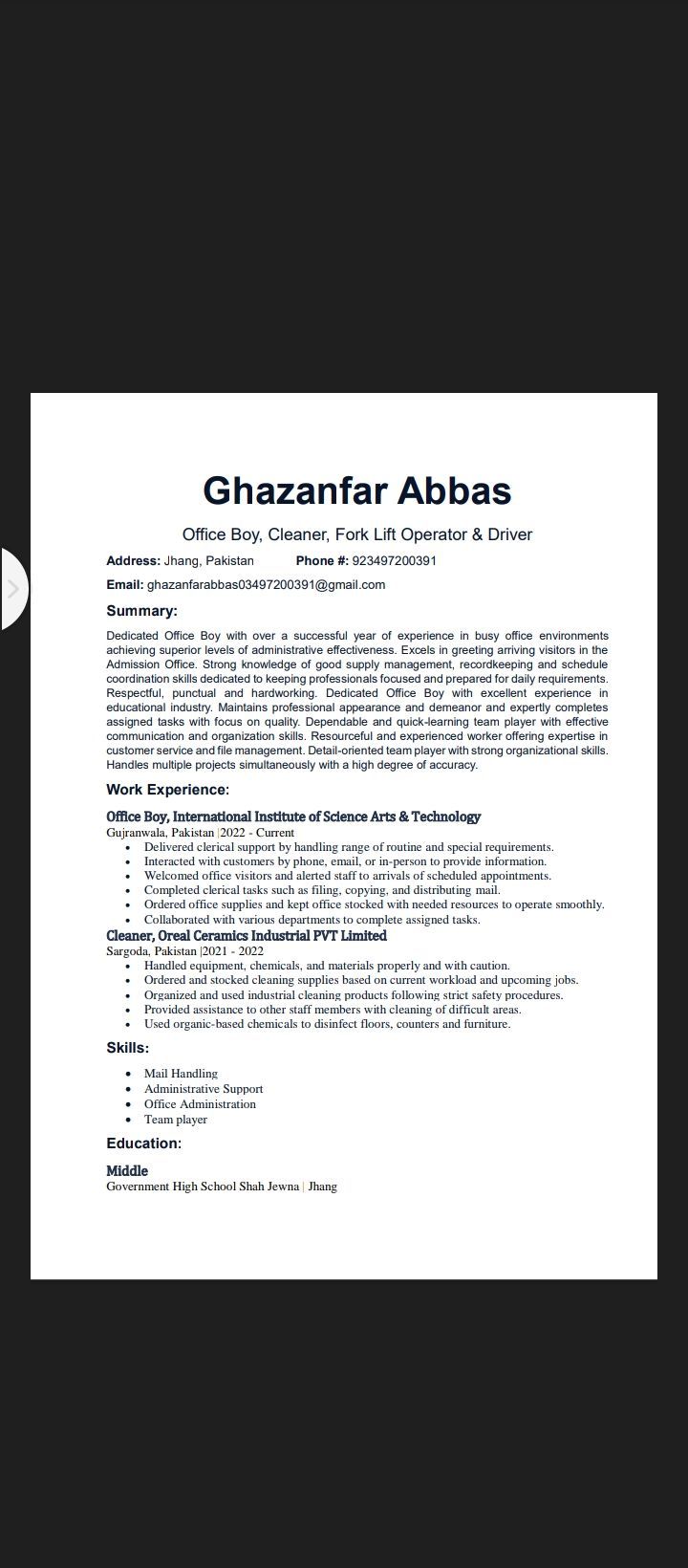 Ghazanfar abbas Abbas posted on LinkedIn Ghazanfar abbas Abbas posted on LinkedIn
