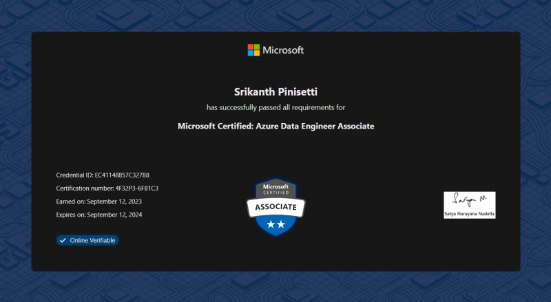 Srikanth Pinisetti on LinkedIn: #azure #azuredataengineer # ... Srikanth Pinisetti on LinkedIn: #azure #azuredataengineer # ...