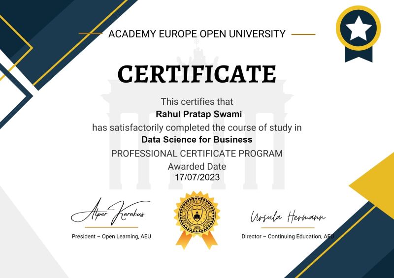 Rahul Pratap Swami on LinkedIn: I’m happy to share that I’ve obtained a ... Rahul Pratap Swami on LinkedIn: I’m happy to share that I’ve obtained a ...