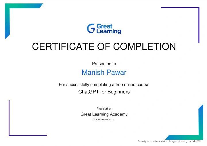 Manish Pawar on LinkedIn: #chatgpt #ai #greatlearningpr Manish Pawar on LinkedIn: #chatgpt #ai #greatlearningpr