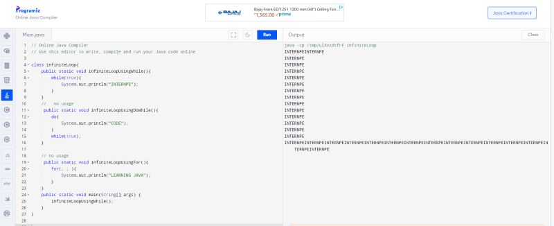 Satvik Raina on LinkedIn: #javaprogramming #internship Satvik Raina on LinkedIn: #javaprogramming #internship