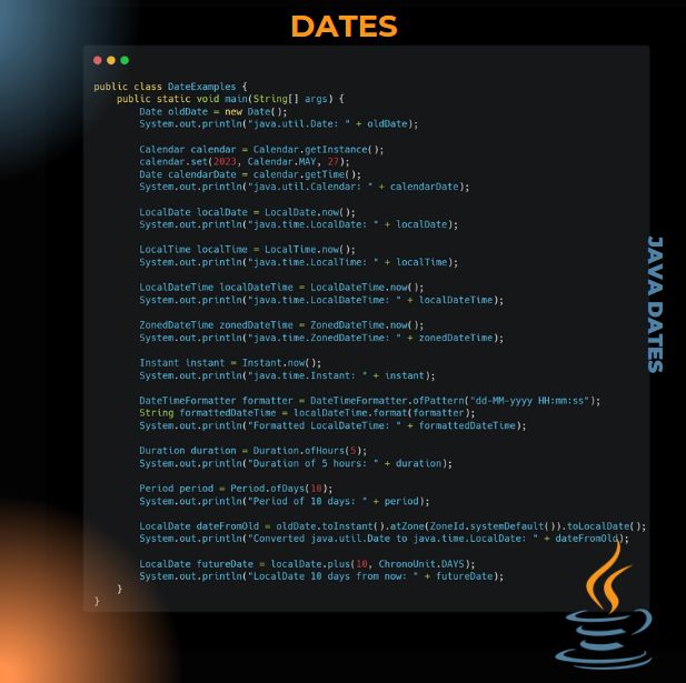 Alexandre Vieira on LinkedIn: #java #programming #coding #datehandling ... Alexandre Vieira on LinkedIn: #java #programming #coding #datehandling ...
