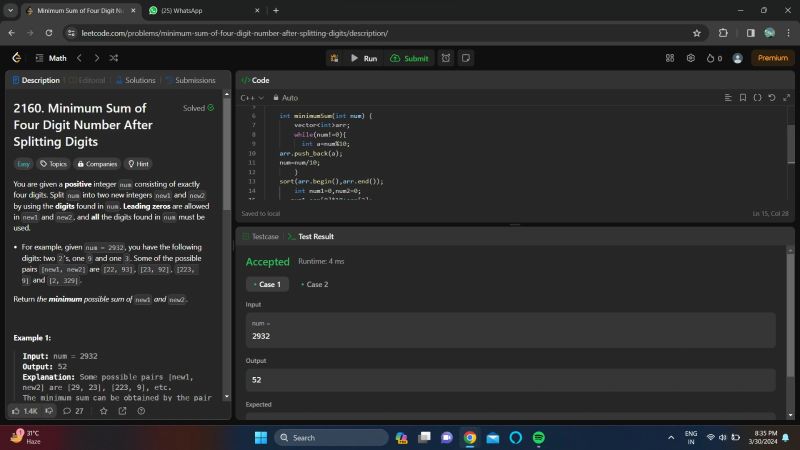 Khushi Kashyap on LinkedIn: #5thday #100dayscodingchallange #leetcode # ... Khushi Kashyap on LinkedIn: #5thday #100dayscodingchallange #leetcode # ...