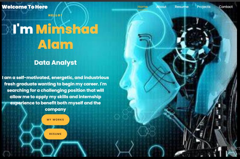 MIMSHAD ALAM on LinkedIn: #dataanalyst #webdesign #portfoliowebsite # ... MIMSHAD ALAM on LinkedIn: #dataanalyst #webdesign #portfoliowebsite # ...