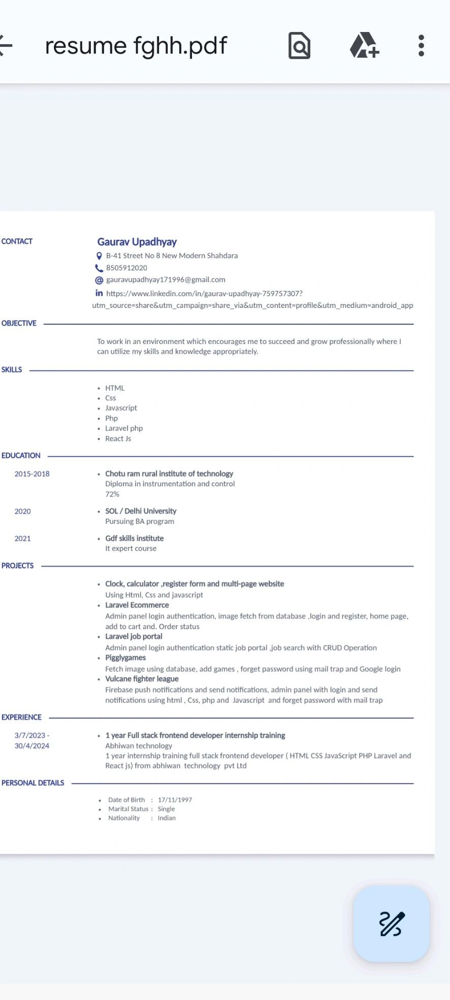 gaurav upadhyay on LinkedIn: recruitment for post of full stack ... gaurav upadhyay on LinkedIn: recruitment for post of full stack ...