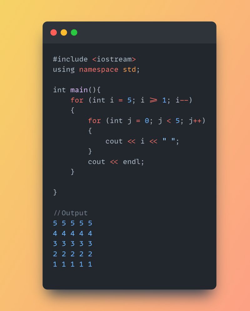 aryan raj on LinkedIn: #pattern #c #codehelp #programmer # ... aryan raj on LinkedIn: #pattern #c #codehelp #programmer # ...