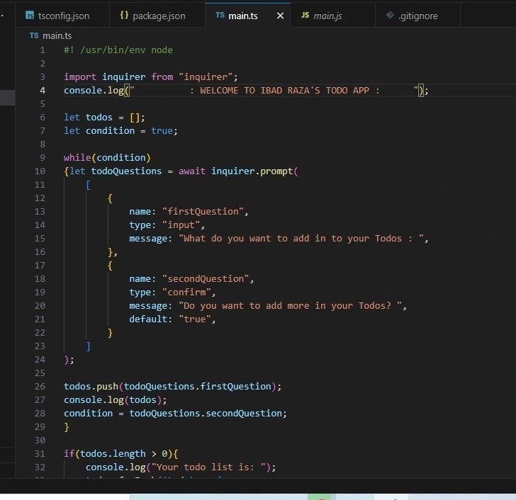 Muhammad Ibad Raza on LinkedIn: #codingnights #typescript Muhammad Ibad Raza on LinkedIn: #codingnights #typescript