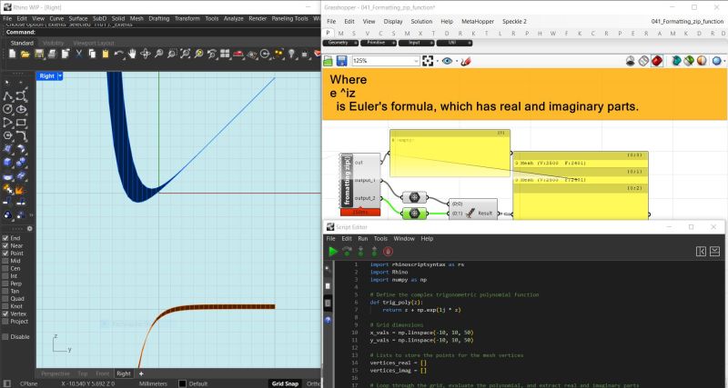 Michael David Wickerson on LinkedIn: Python 3 in Grasshopper is TOO FUN ... Michael David Wickerson on LinkedIn: Python 3 in Grasshopper is TOO FUN ...