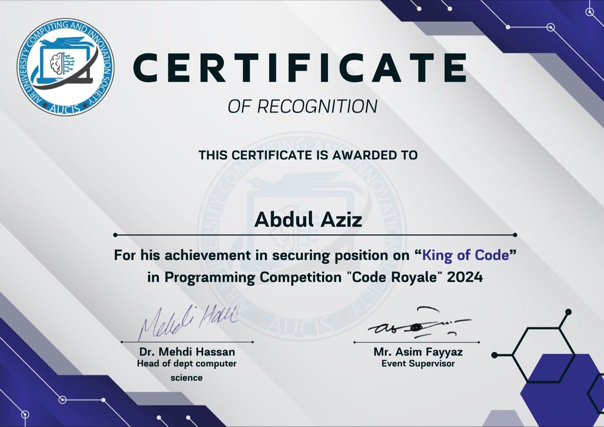 Abdul Aziz on LinkedIn: #coderoyale #programming #python #victory # ... Abdul Aziz on LinkedIn: #coderoyale #programming #python #victory # ...