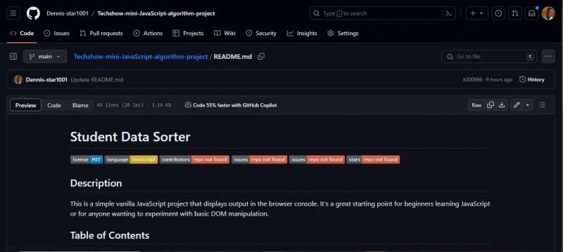 Dennis Temoye on LinkedIn: #javascript #opensource #oscafest Dennis Temoye on LinkedIn: #javascript #opensource #oscafest