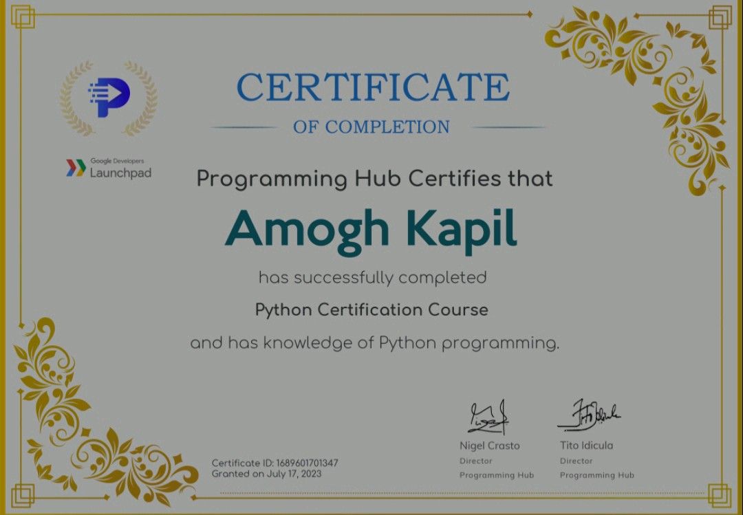 Amogh Kapil on LinkedIn: #coding #pythoncoding #programminglanguage Amogh Kapil on LinkedIn: #coding #pythoncoding #programminglanguage