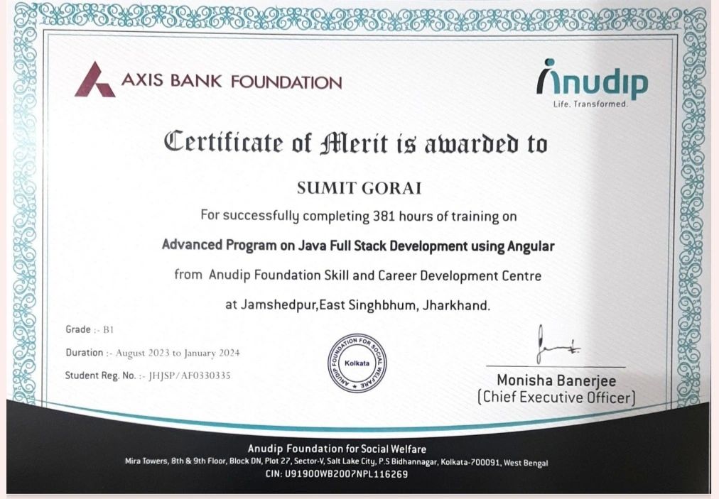 Sumit Gorai on LinkedIn: #angular #java #j2ee #springboot #sql # ... Sumit Gorai on LinkedIn: #angular #java #j2ee #springboot #sql # ...