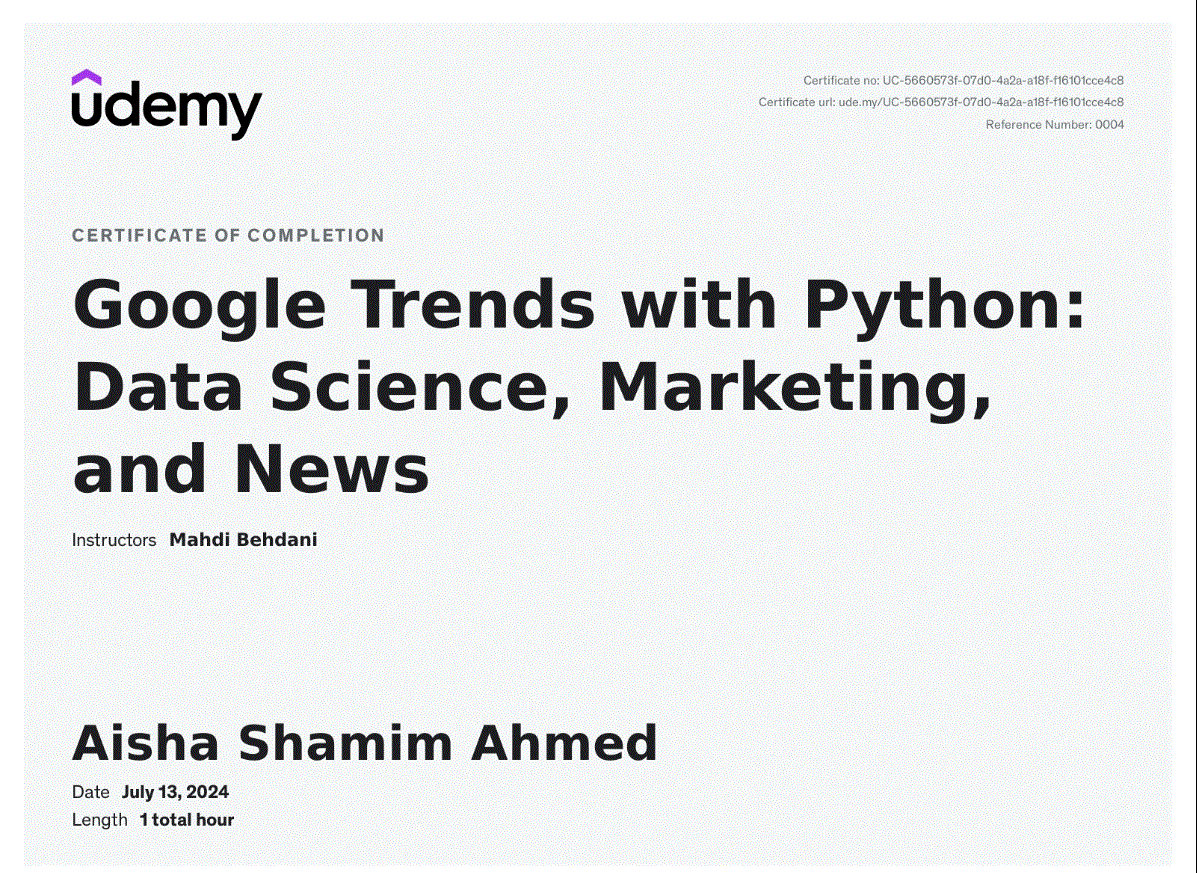 AISHA SHAMIM AHMED on LinkedIn: #googletrends #python #datascience # ... AISHA SHAMIM AHMED on LinkedIn: #googletrends #python #datascience # ...