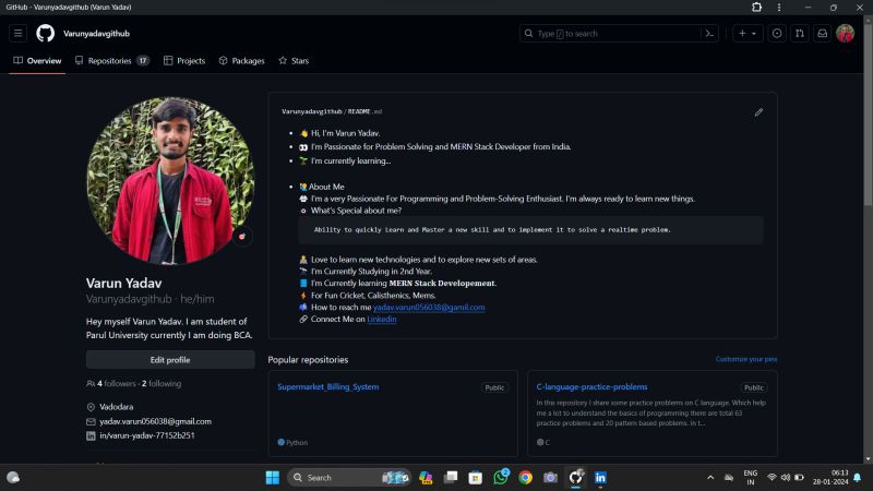 Varun Yadav on LinkedIn: #github #documentation #coding # ... Varun Yadav on LinkedIn: #github #documentation #coding # ...