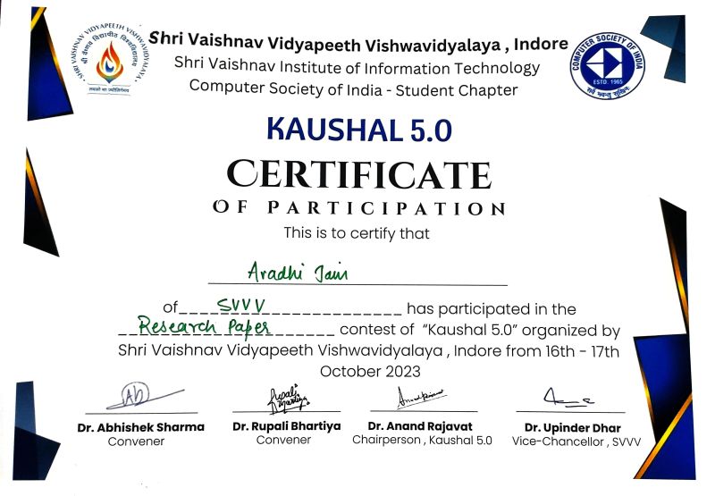 Avadhi Jain on LinkedIn: #techenthusiast #continuouslearning Avadhi Jain on LinkedIn: #techenthusiast #continuouslearning