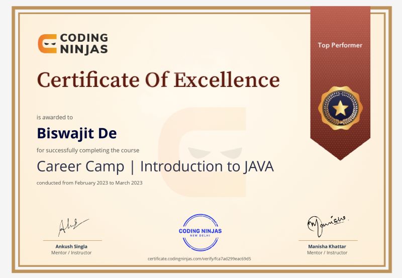 Biswajit De on LinkedIn: #java #javaprogramming #javadevelopers Biswajit De on LinkedIn: #java #javaprogramming #javadevelopers