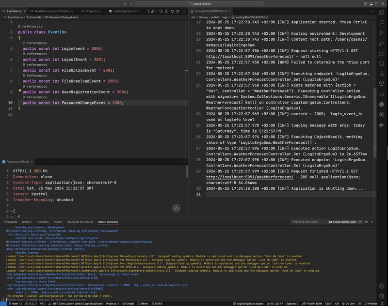 DAVID SAGA on LinkedIn: #aspnetcore #webapi #loggingservice DAVID SAGA on LinkedIn: #aspnetcore #webapi #loggingservice