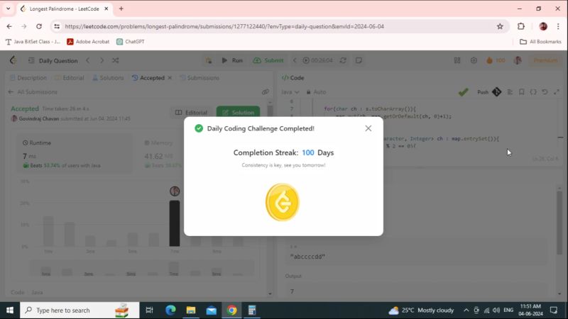 Govindraj Chavan on LinkedIn: #connections #dsa #leetcode #100days # ... Govindraj Chavan on LinkedIn: #connections #dsa #leetcode #100days # ...