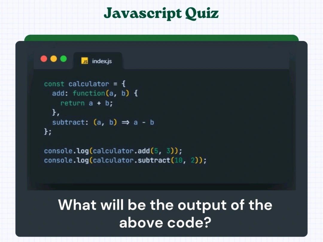 Mirza Aamir on LinkedIn: #javascript #quiz Mirza Aamir on LinkedIn: #javascript #quiz