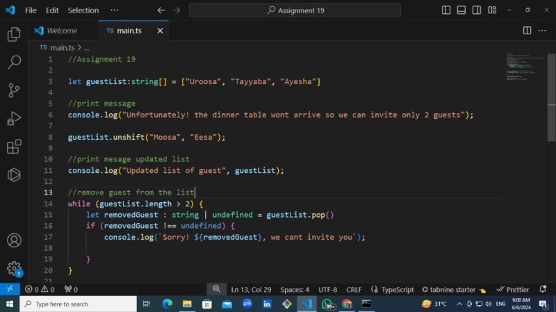 Hamna Shaikh on LinkedIn: #100daysofcoding #typescript #codeeveryday # ... Hamna Shaikh on LinkedIn: #100daysofcoding #typescript #codeeveryday # ...