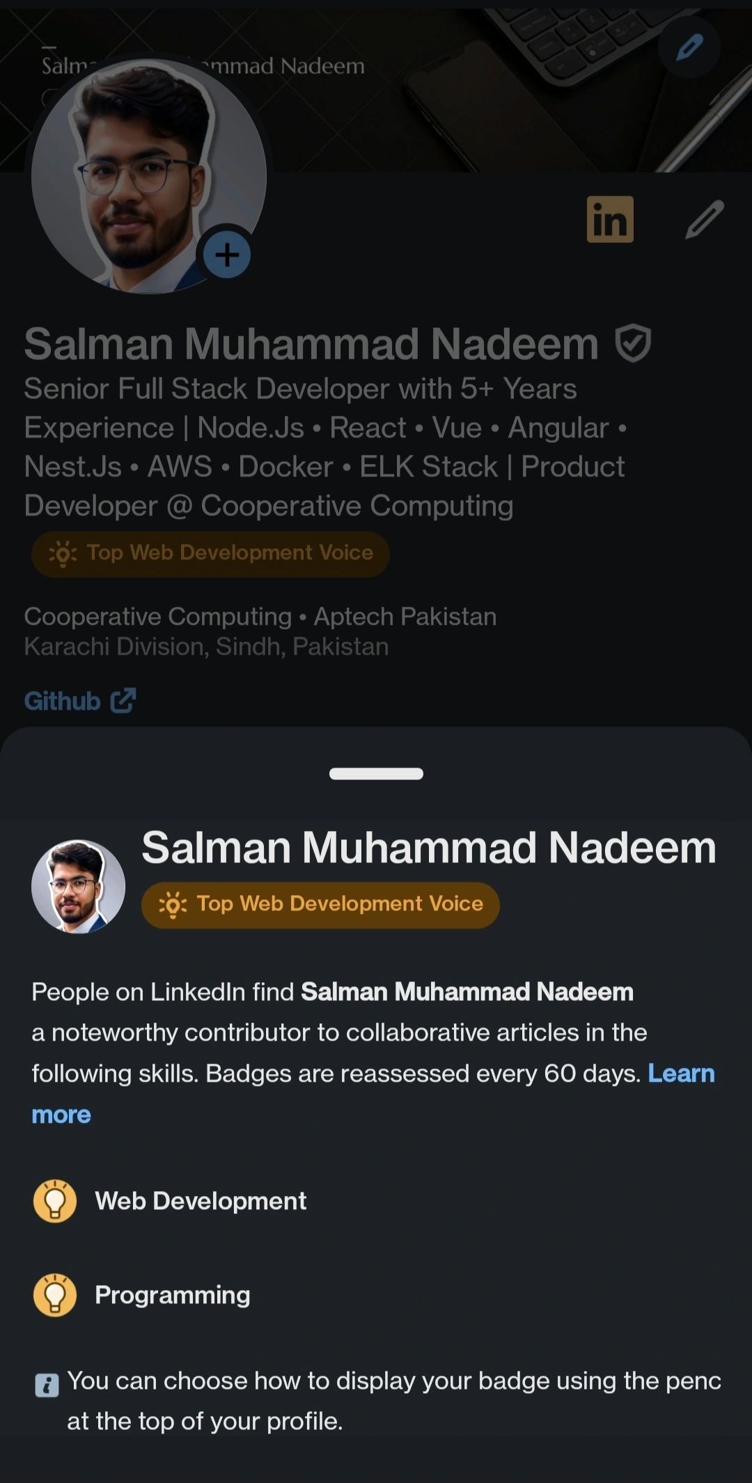 Salman Muhammad Nadeem on LinkedIn: #topvoice #webdevelopment #programming Salman Muhammad Nadeem on LinkedIn: #topvoice #webdevelopment #programming