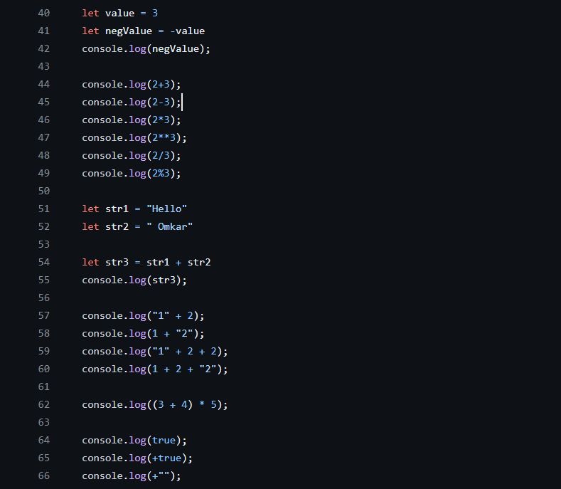 My JavaScript journey: Mastering Operations | Omkar Shinde posted on ... My JavaScript journey: Mastering Operations | Omkar Shinde posted on ...