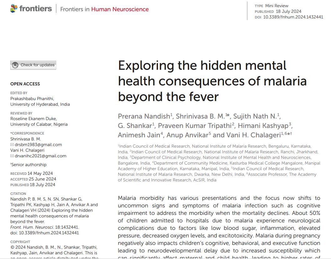 Animesh Jain on LinkedIn: #malaria #hiddenimpact #research Animesh Jain on LinkedIn: #malaria #hiddenimpact #research