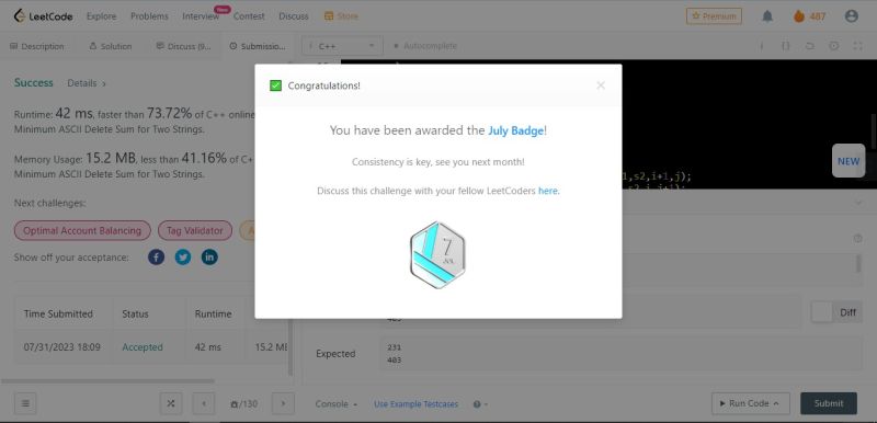 ABHIJEET KUMAR on LinkedIn: #dsa #leetcode #consistencyiskey #cp #cpp ABHIJEET KUMAR on LinkedIn: #dsa #leetcode #consistencyiskey #cp #cpp