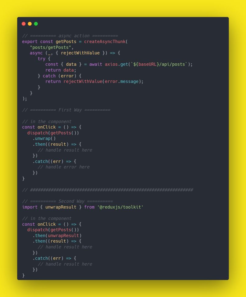 Slman Zinedine on LinkedIn: #javascript #reactjs #reduxtoolkit # ... Slman Zinedine on LinkedIn: #javascript #reactjs #reduxtoolkit # ...