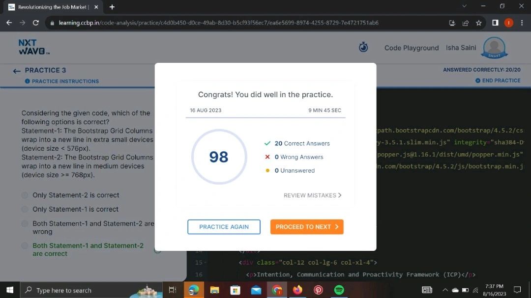 Isha Saini on LinkedIn: #coding #responsivewebsite #nxtwave #ccbpian # ... Isha Saini on LinkedIn: #coding #responsivewebsite #nxtwave #ccbpian # ...