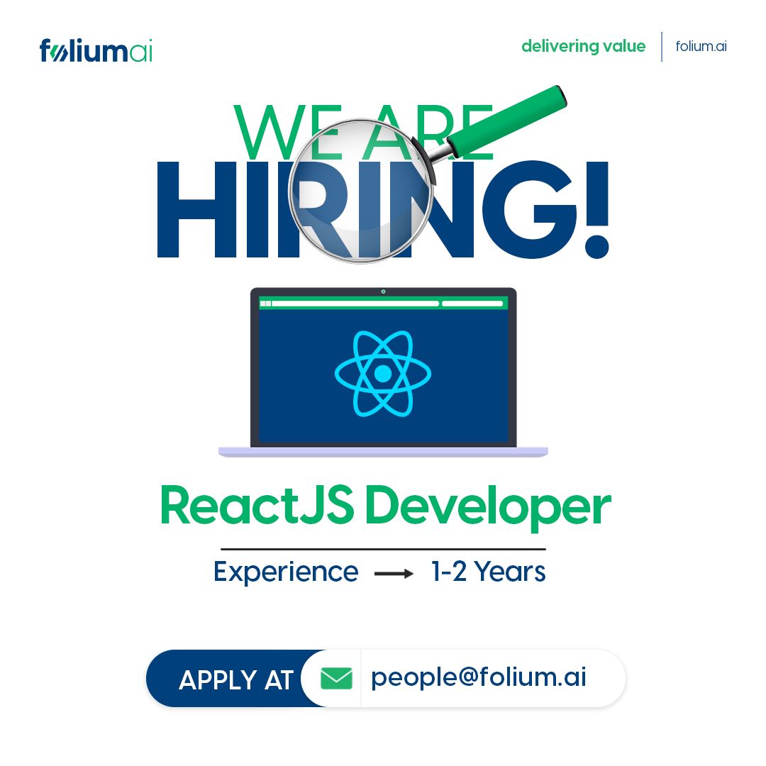 Folium AI on LinkedIn: #foliumai #tech #reactjsdeveloper #techindustry ... Folium AI on LinkedIn: #foliumai #tech #reactjsdeveloper #techindustry ...