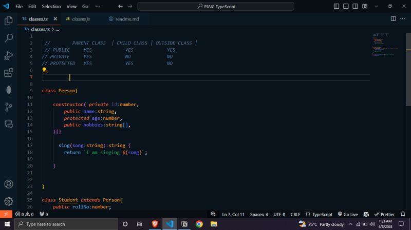 Muhammad Ibad Ansari on LinkedIn: #typescript #oop #accessmodifiers # ... Muhammad Ibad Ansari on LinkedIn: #typescript #oop #accessmodifiers # ...