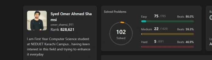 Syed Omer Ahmed Shamsi on LinkedIn: #leetcode #coding #problemsolving # ... Syed Omer Ahmed Shamsi on LinkedIn: #leetcode #coding #problemsolving # ...