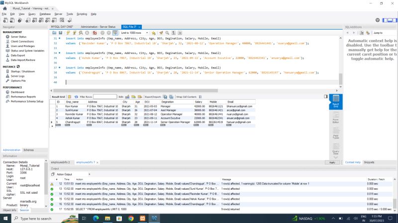 Bhanu Prakash Arya on LinkedIn: Just Start SQL Bhanu Prakash Arya on LinkedIn: Just Start SQL
